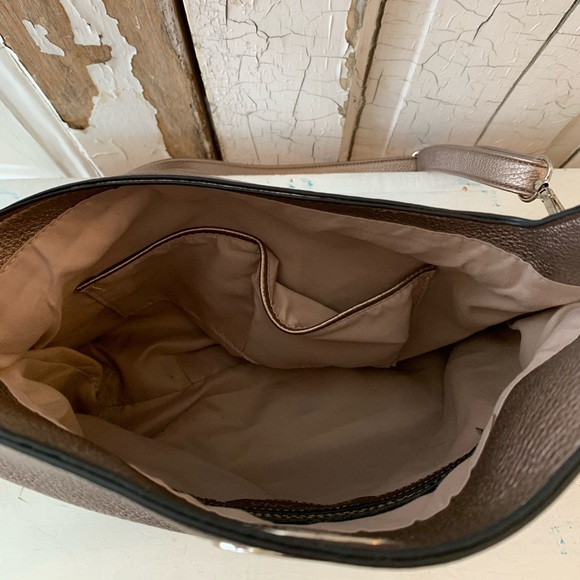 Kris-Ana | Bags | Krisana Metallic Slouchy Shoulder Bag | Poshmark